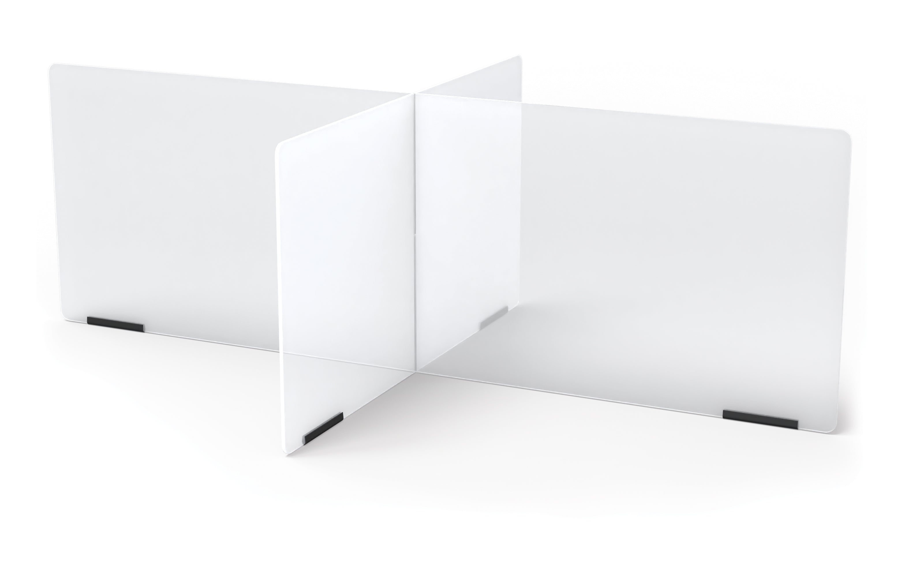 Jonti-Craft See-Thru Table Divider Shields - 4 Station - 47.5" x 29.5"